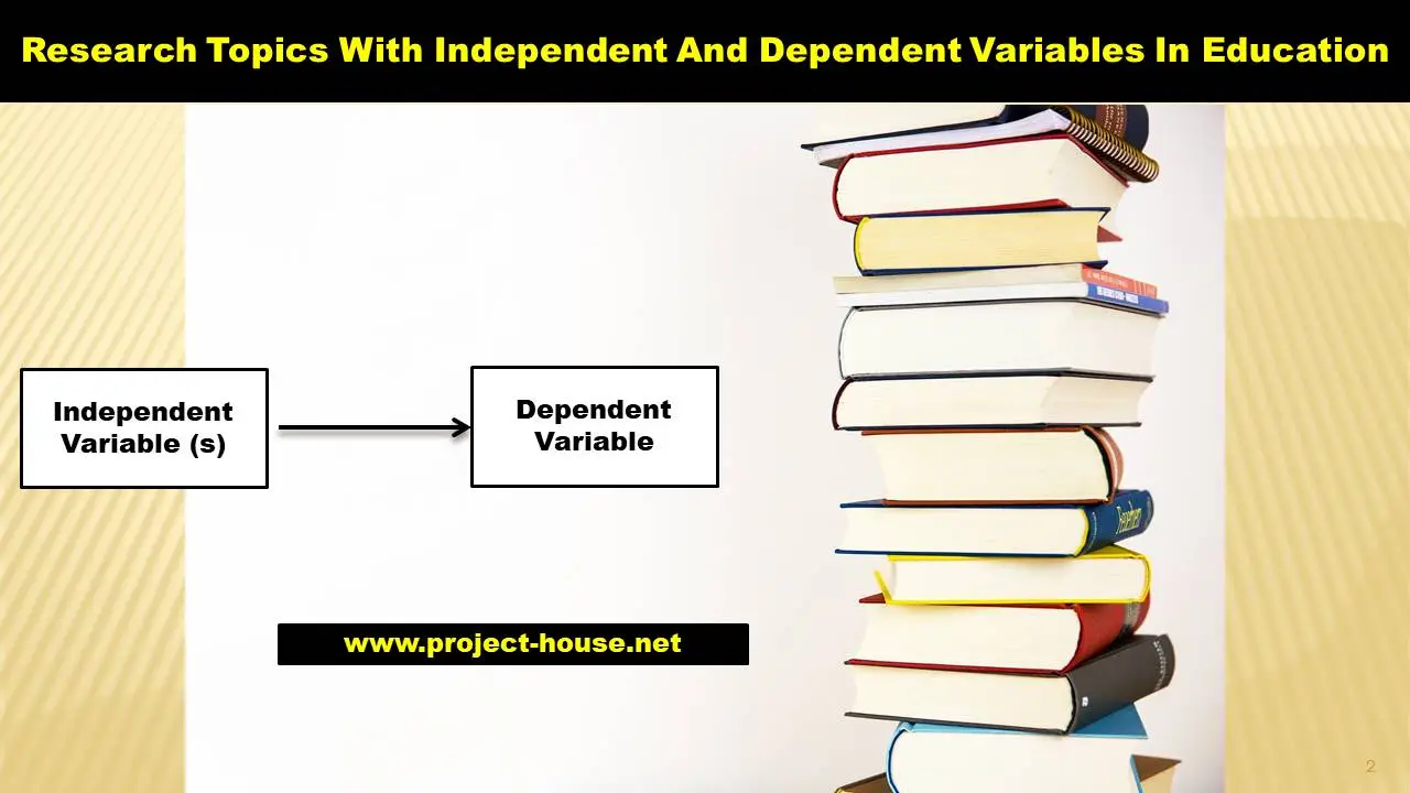 How To Choose Research Topics With Independent And Dependent Variables